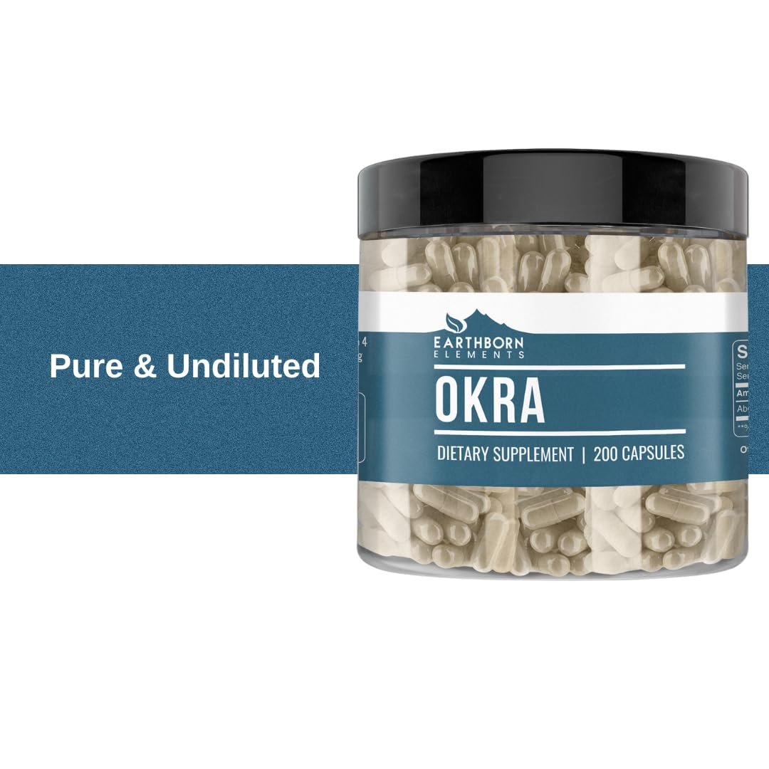 200 capsules of okra extract