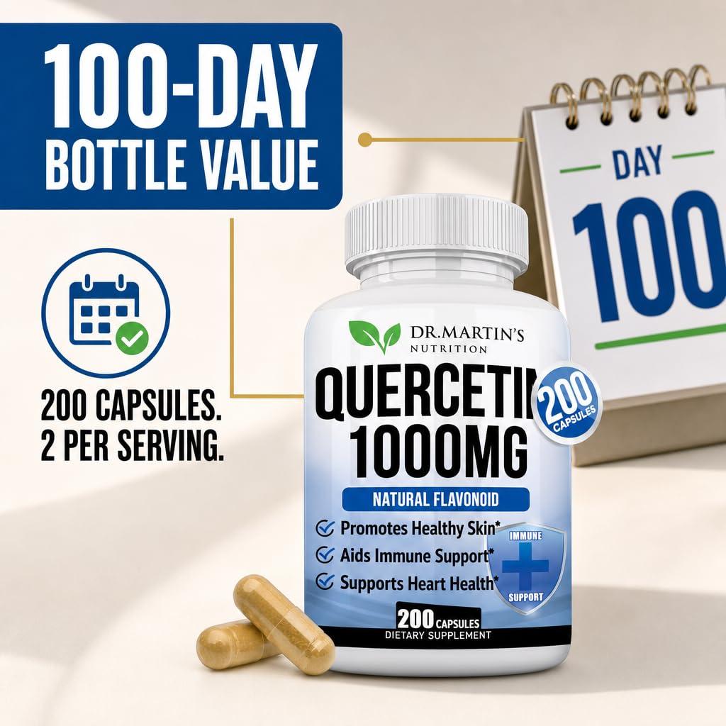 200 capsules of quercetin for daily wellness