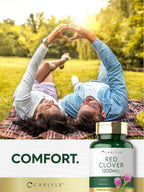 200 capsules of red clover extract