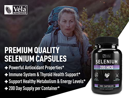 200 capsules of selenium for daily use