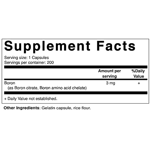 200 capsules of trace minerals