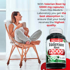 200 capsules valerian herbal supplement