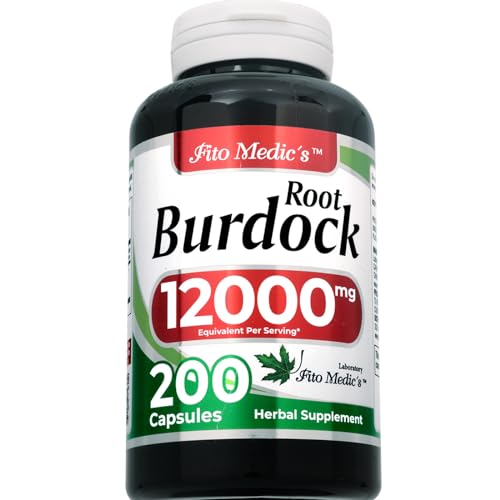 200 count burdock root capsules