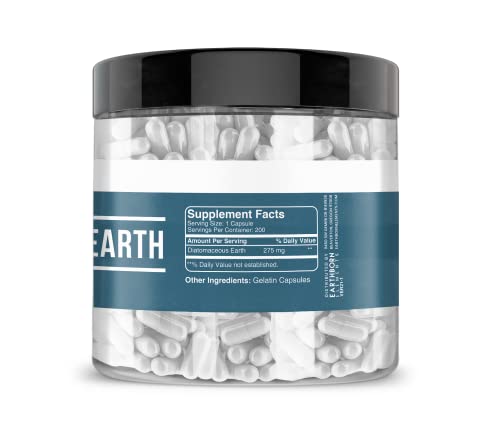 200 count diatomaceous earth capsules