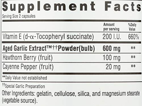 200 count garlic capsules for daily use