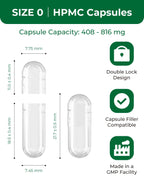 200 count HPMC capsules for supplements