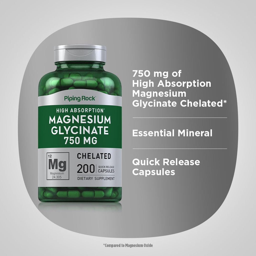 200 count magnesium glycinate bottle