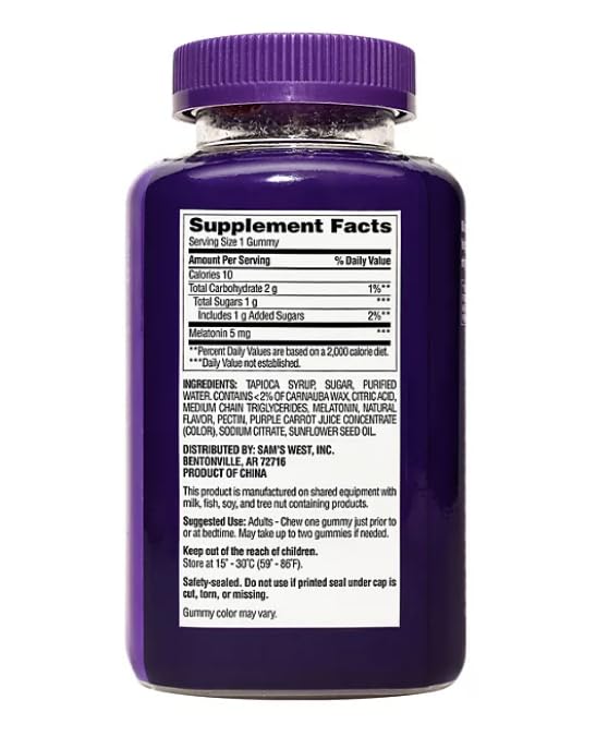 200 count melatonin sleep aid