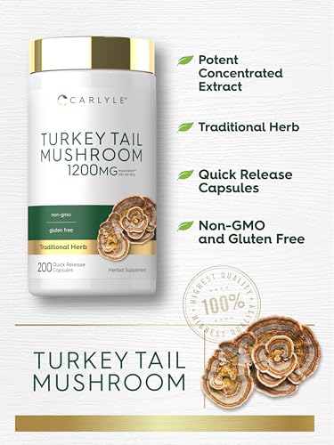 200 count mushroom capsules for vitality