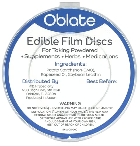 200 count oblate discs for health