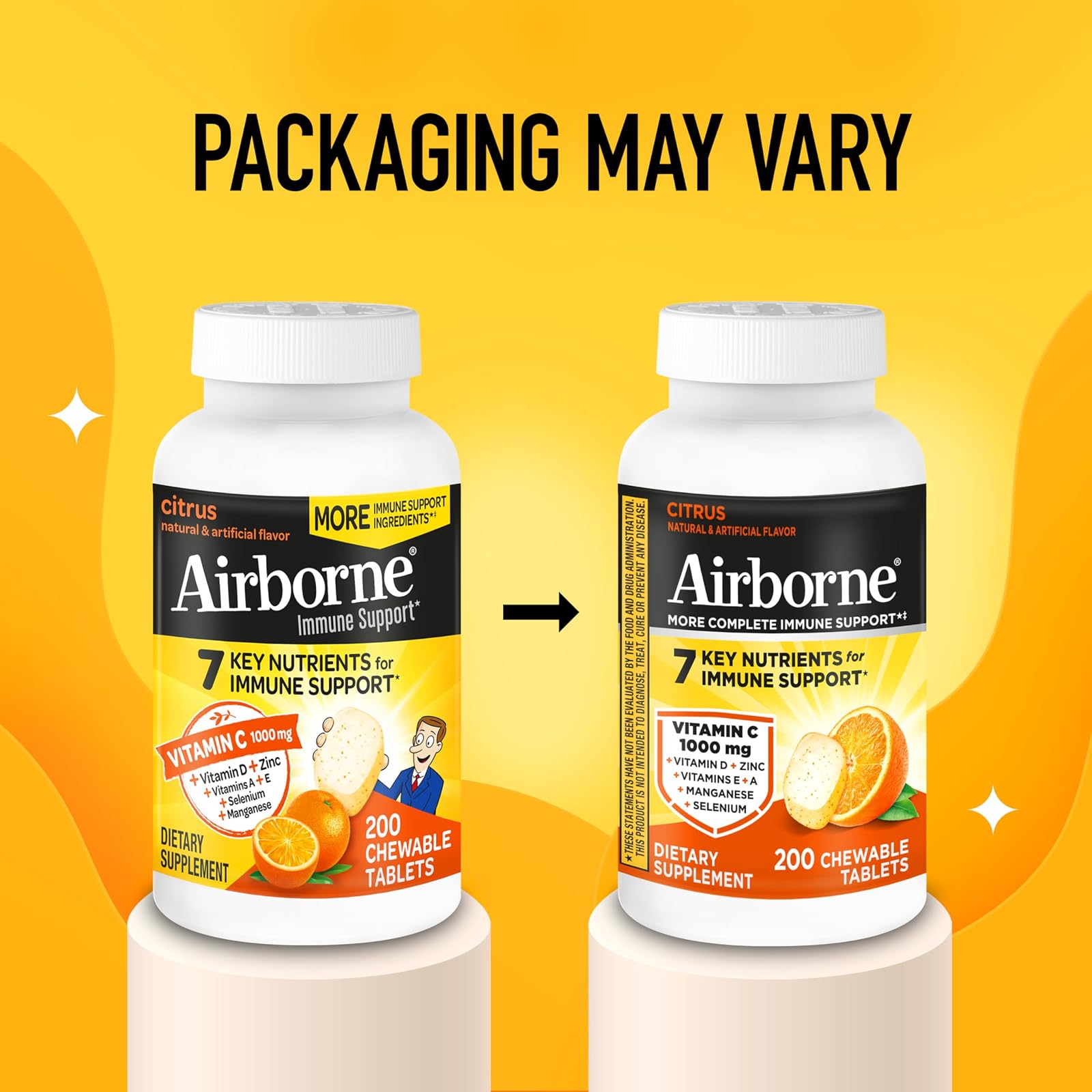 200 count vitamin C for long-lasting supply