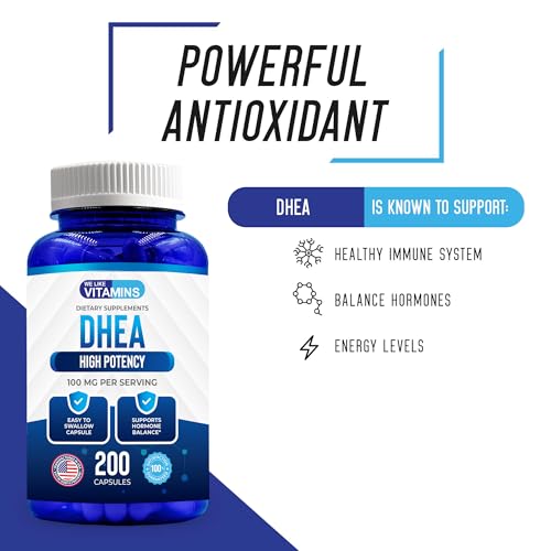 200-day supply of DHEA supplements
