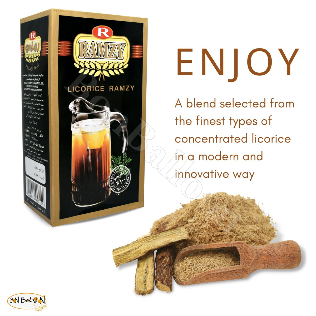 200 g Bonballoon licorice tea package