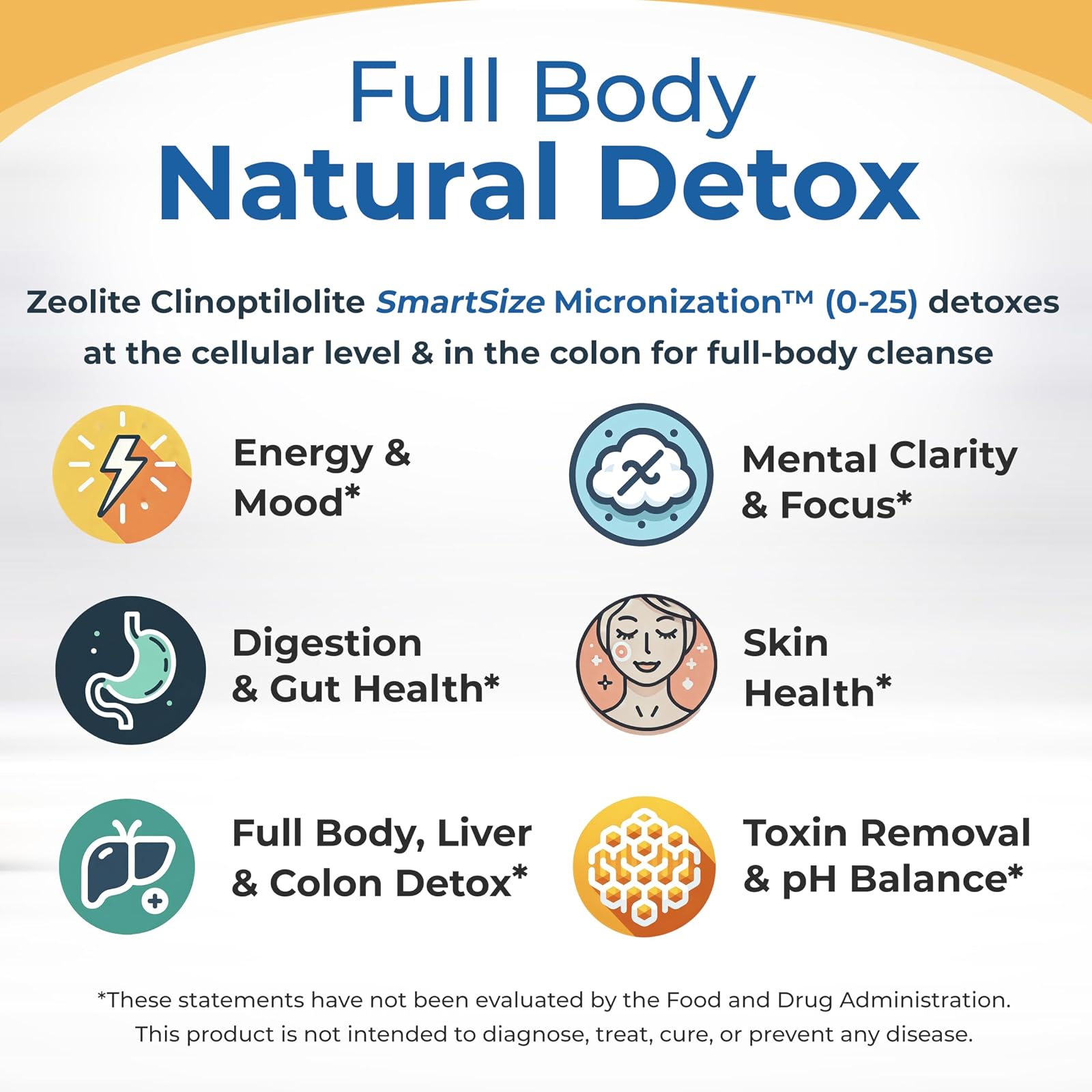 200 g zeolite detox for health