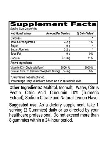200 gummies for daily calcium intake