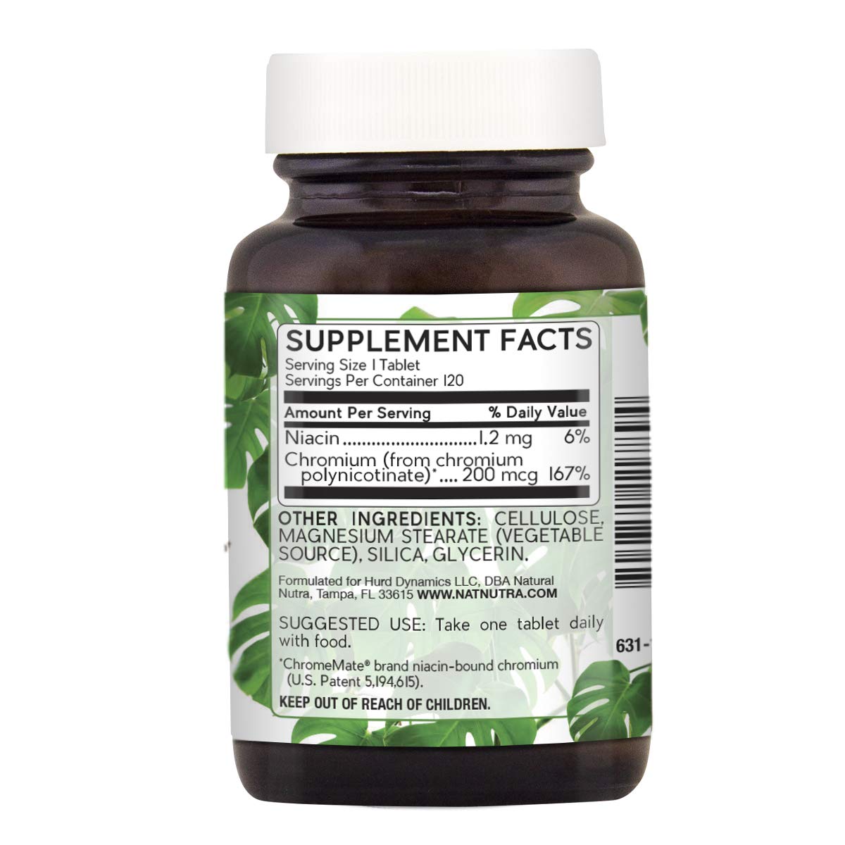 200 mcg chromium for balanced nutrition