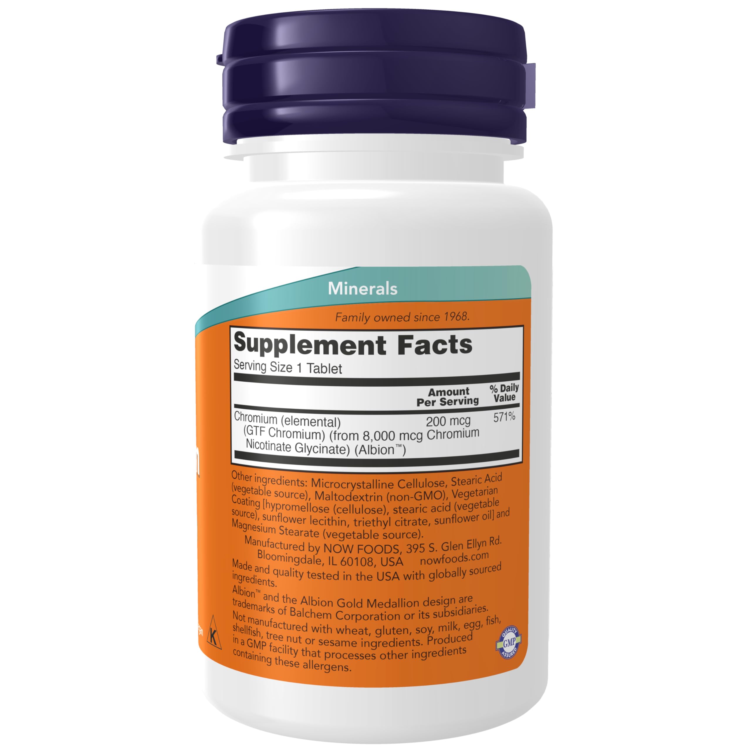 200 mcg chromium for blood sugar support