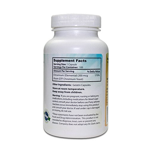 200 mcg chromium for blood sugar support