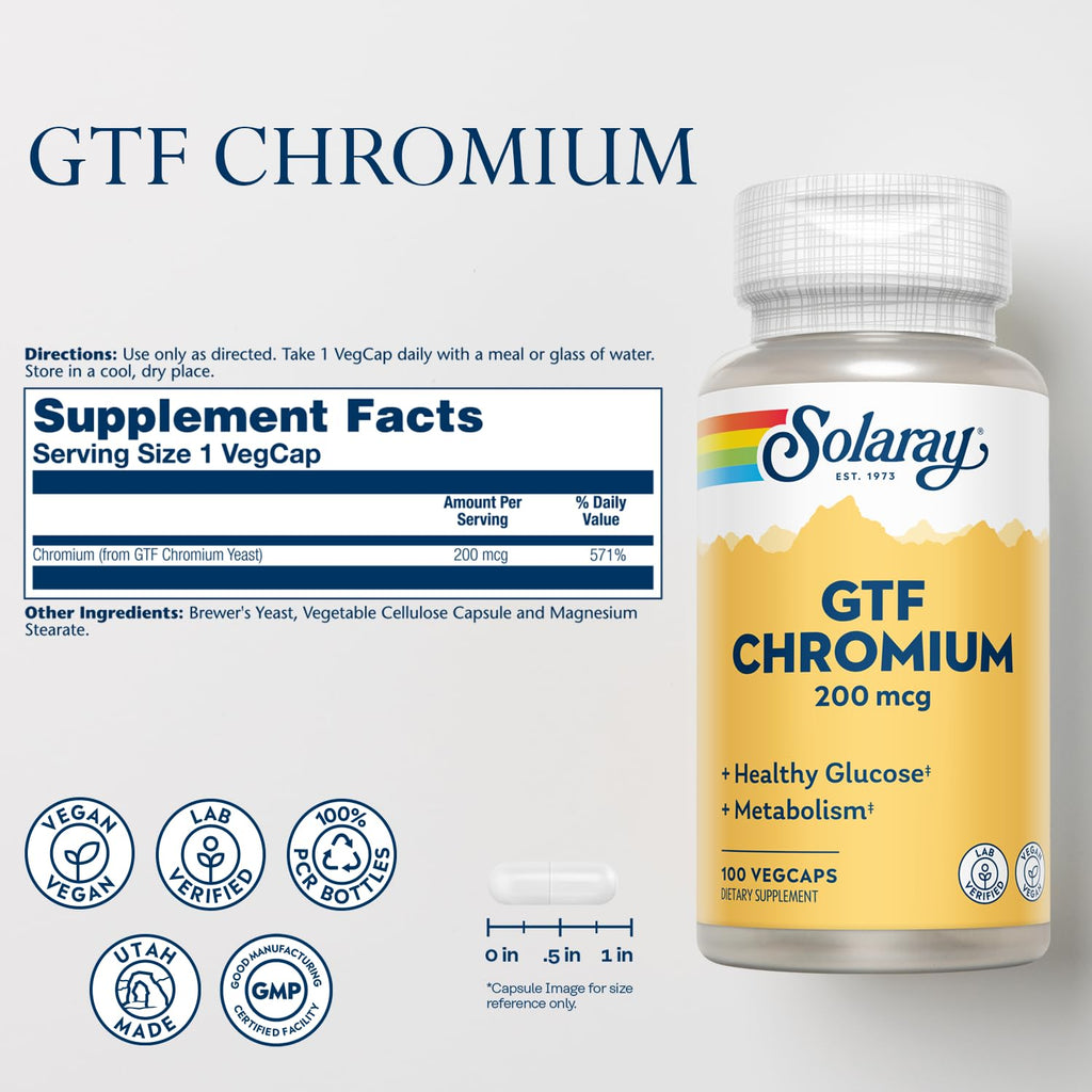 200 mcg chromium vegcaps for energy