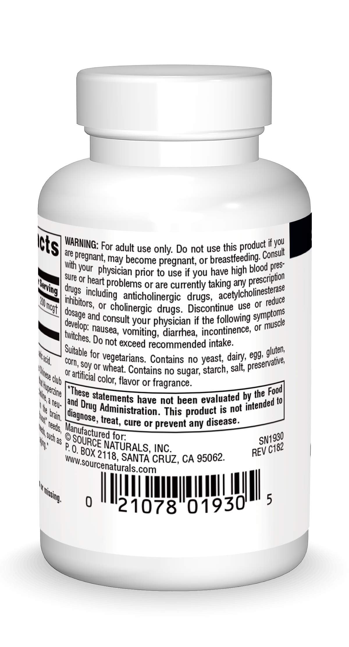 200 mcg Huperzine A dosage