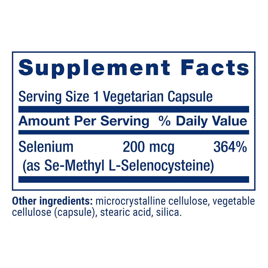 200 mcg Se-Methyl L-Selenocysteine benefits