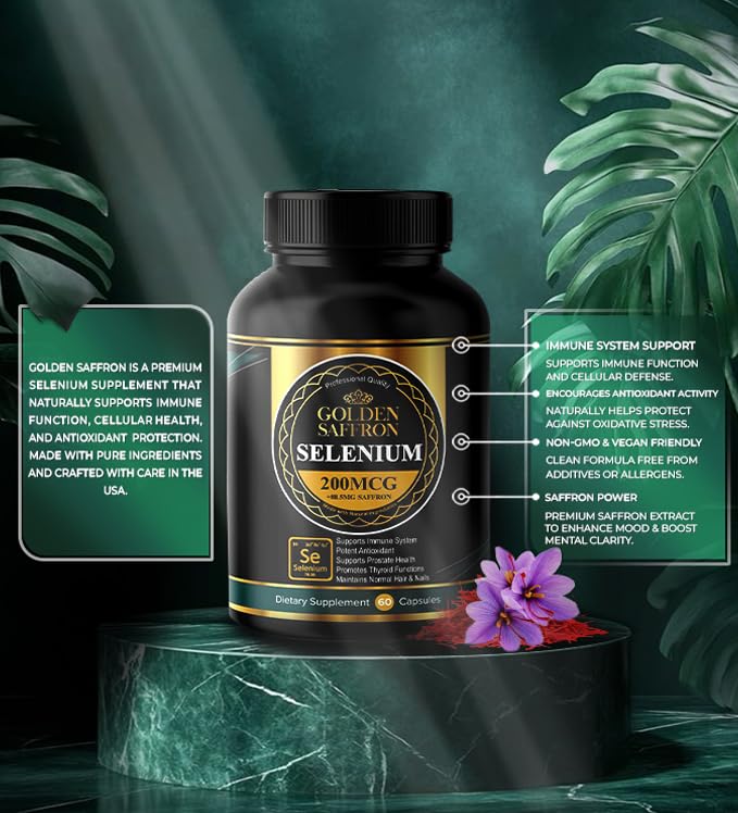 200 mcg selenium capsules for wellness