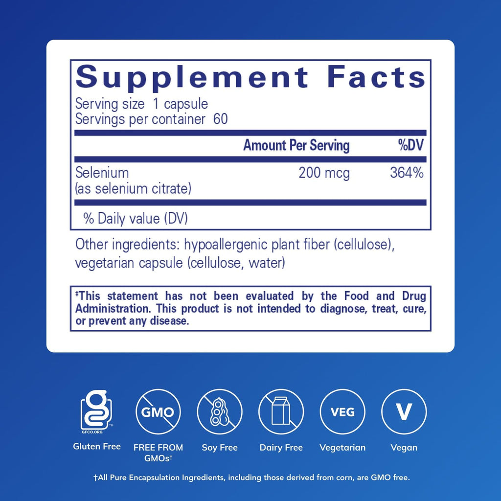 200 mcg selenium for immune support