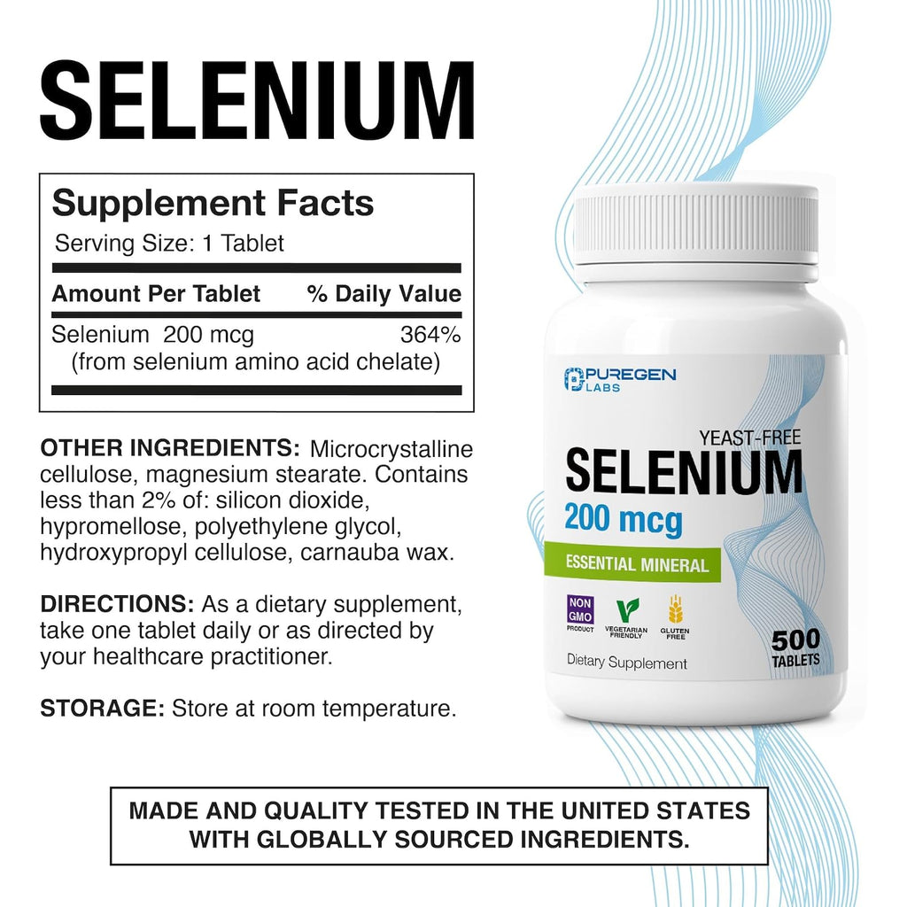 200 mcg selenium for immune support