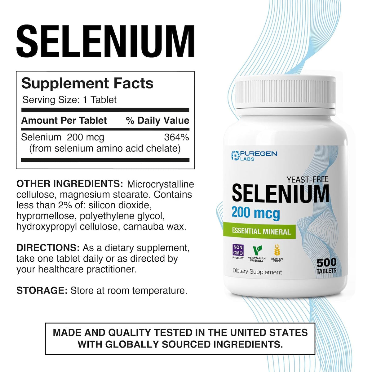 200 mcg selenium for immune support