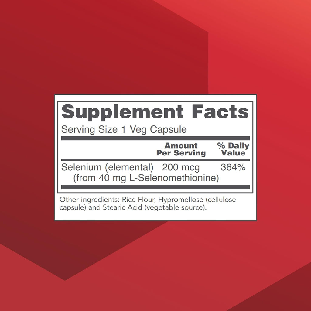 200 mcg selenium for immune support