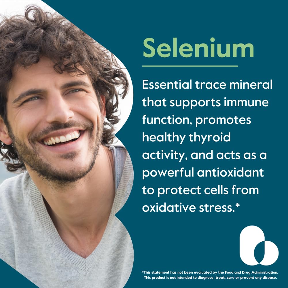 200 mcg selenium supplement benefits