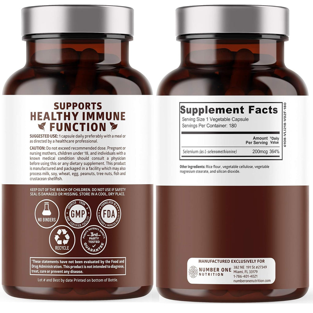 200 mcg selenium veg capsules