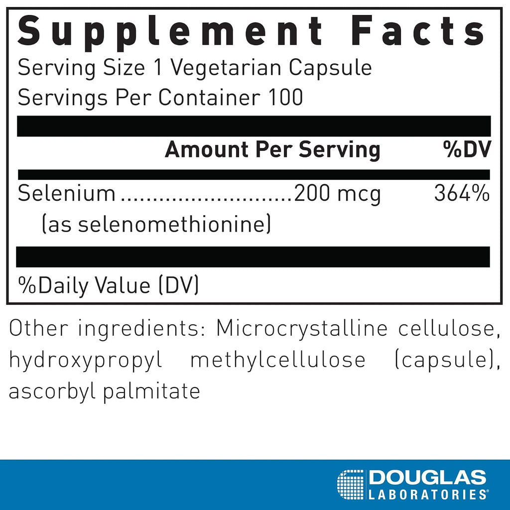 200 mcg seleno-methionine vegetarian capsules