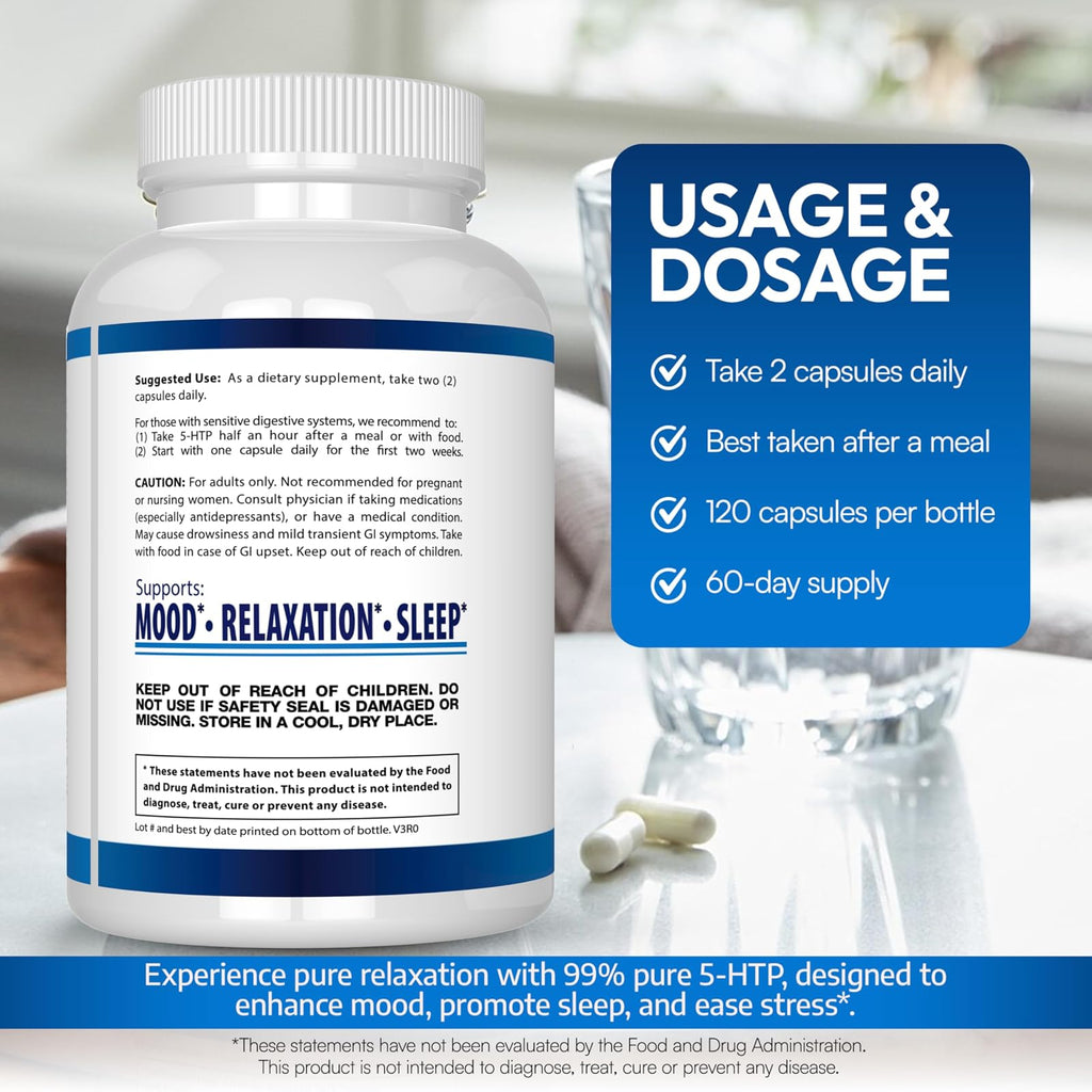 200 mg 5-HTP for better sleep