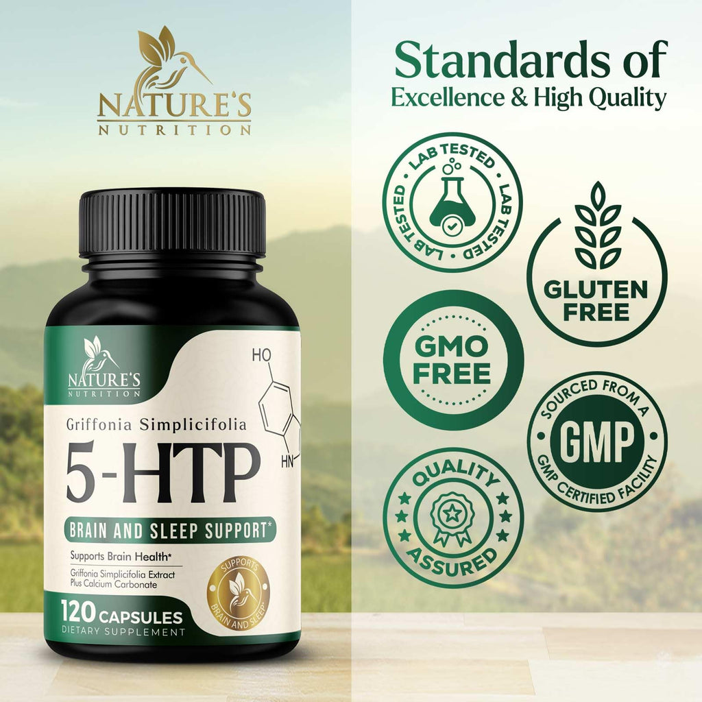 200 mg 5-HTP for stress relief