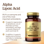 200 mg alpha lipoic acid capsules