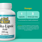 200 mg alpha lipoic acid capsules