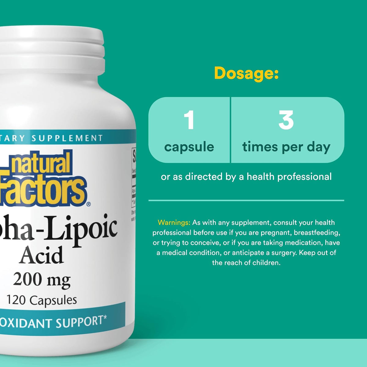 200 mg alpha lipoic acid capsules