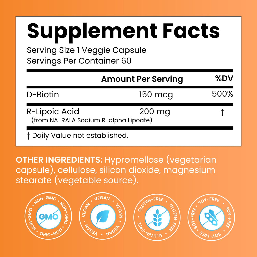 200 mg alpha lipoic acid capsules