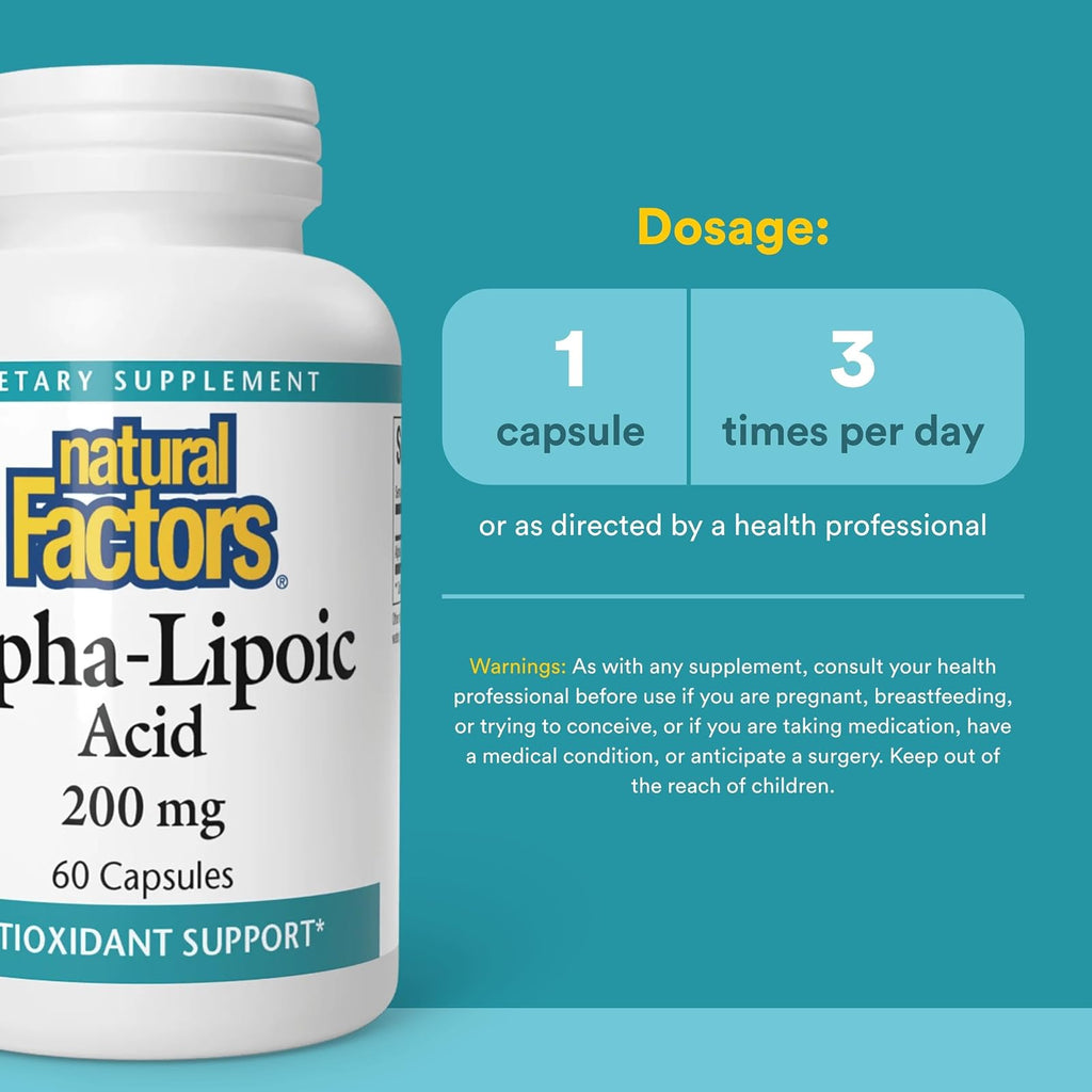 200 mg alpha lipoic acid supplement