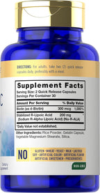 200 mg alpha lipoic acid supplement