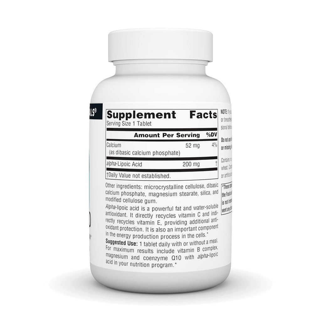 200 mg alpha lipoic acid tablets