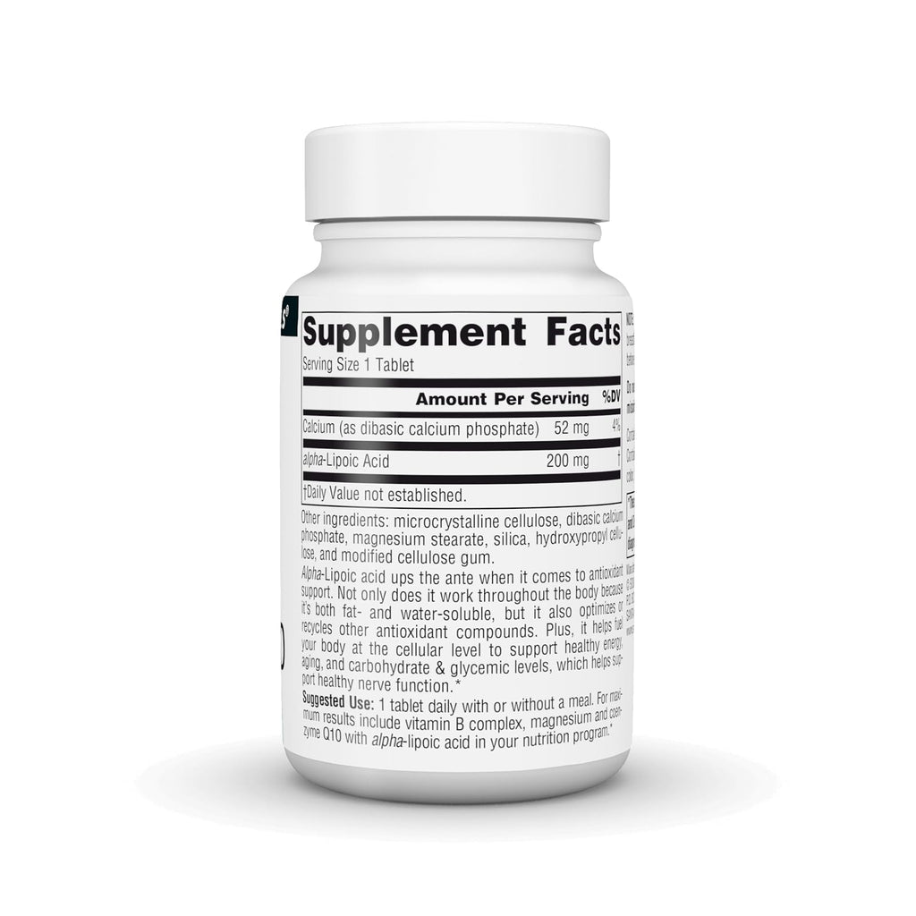 200 mg alpha lipoic acid tablets