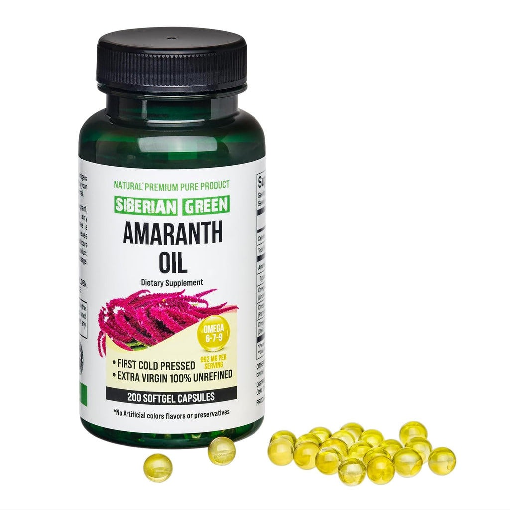 200 mg Amaranth Seed Oil softgels
