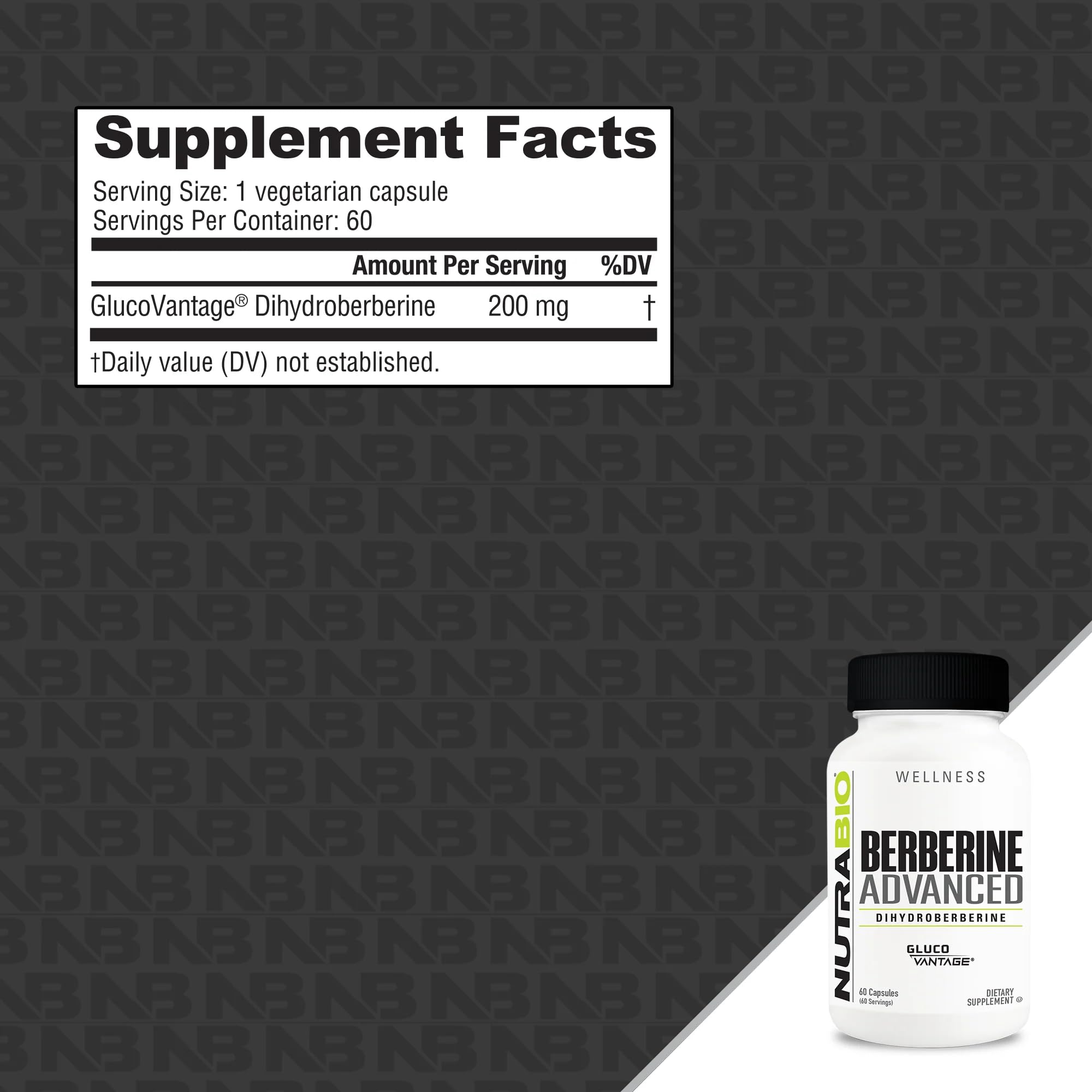 200 mg berberine for carbohydrate tolerance