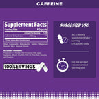 200 mg caffeine capsules for focus