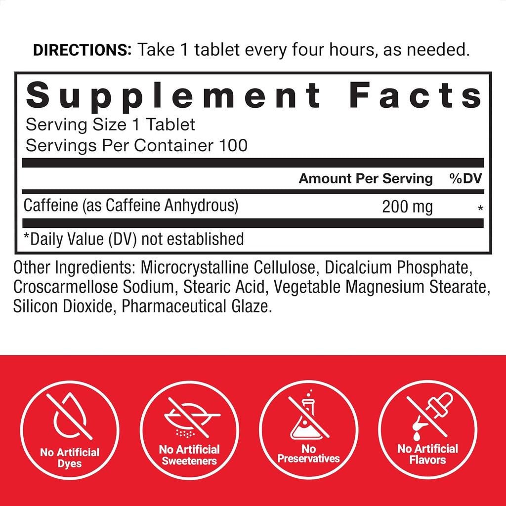 200 mg caffeine endurance capsules