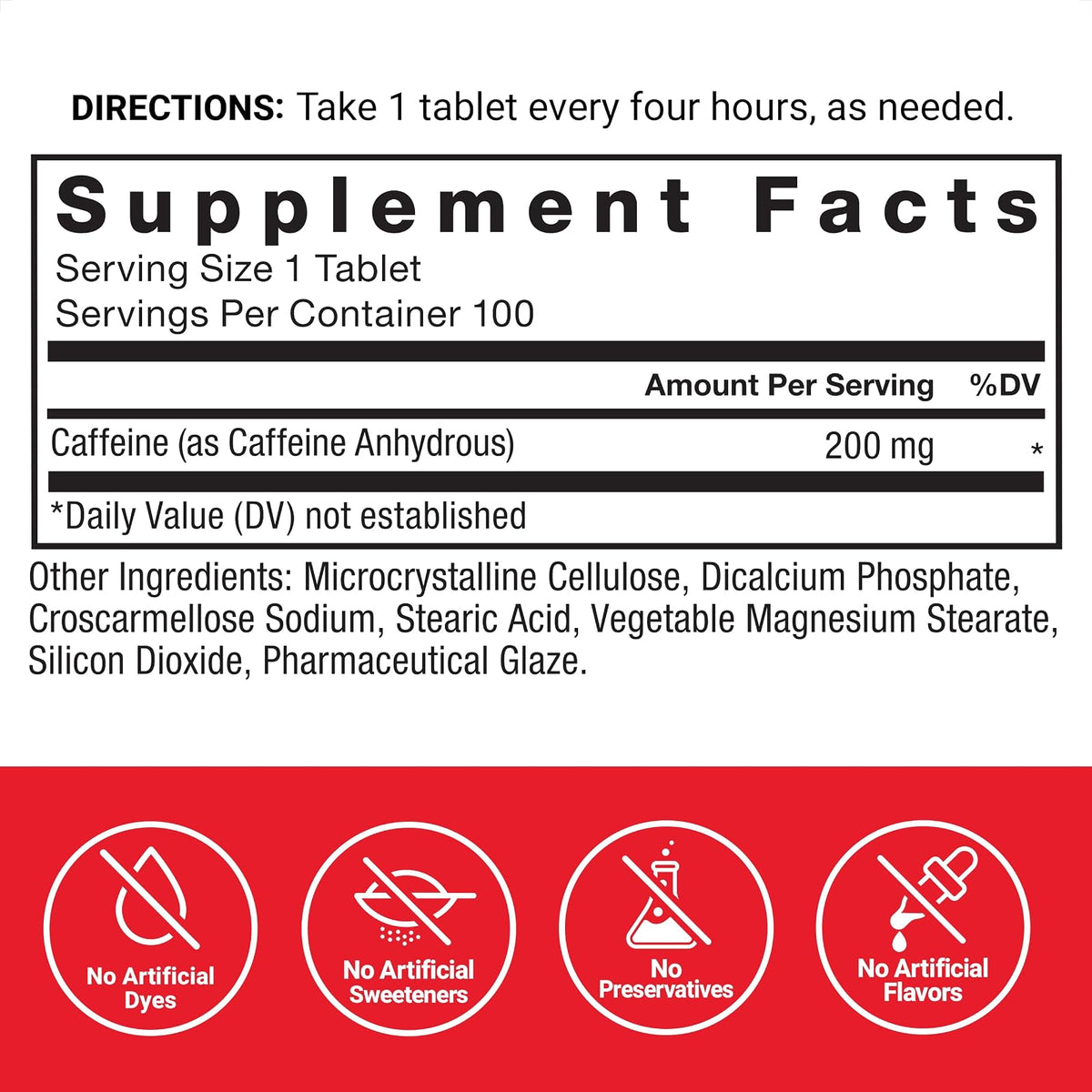200 mg caffeine endurance capsules
