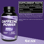 200 mg caffeine for quick energy