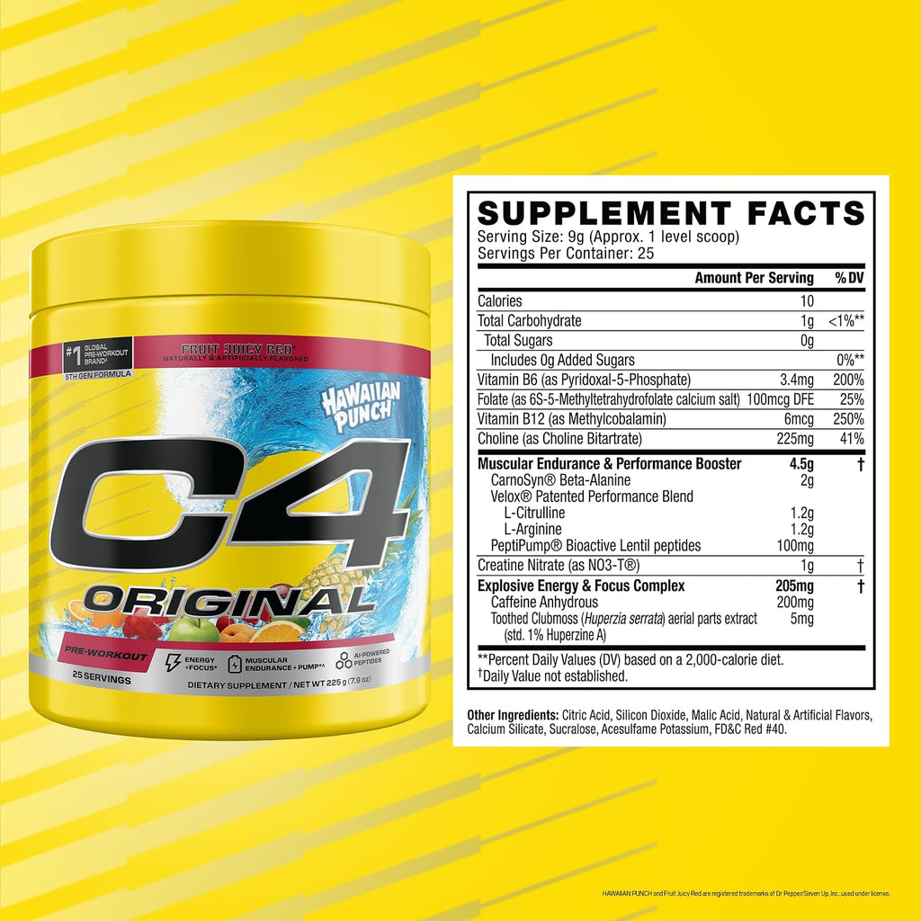 200 mg caffeine pre-workout energy